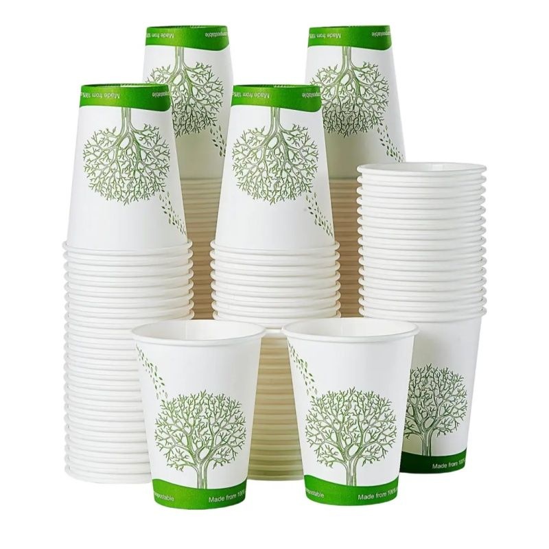 Customized Hot Biodegradable PLA Coating Coffee Paper Cup