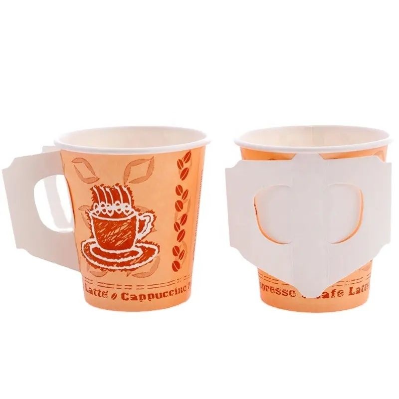 Handle Paper Cups Printed for Coffee Cup